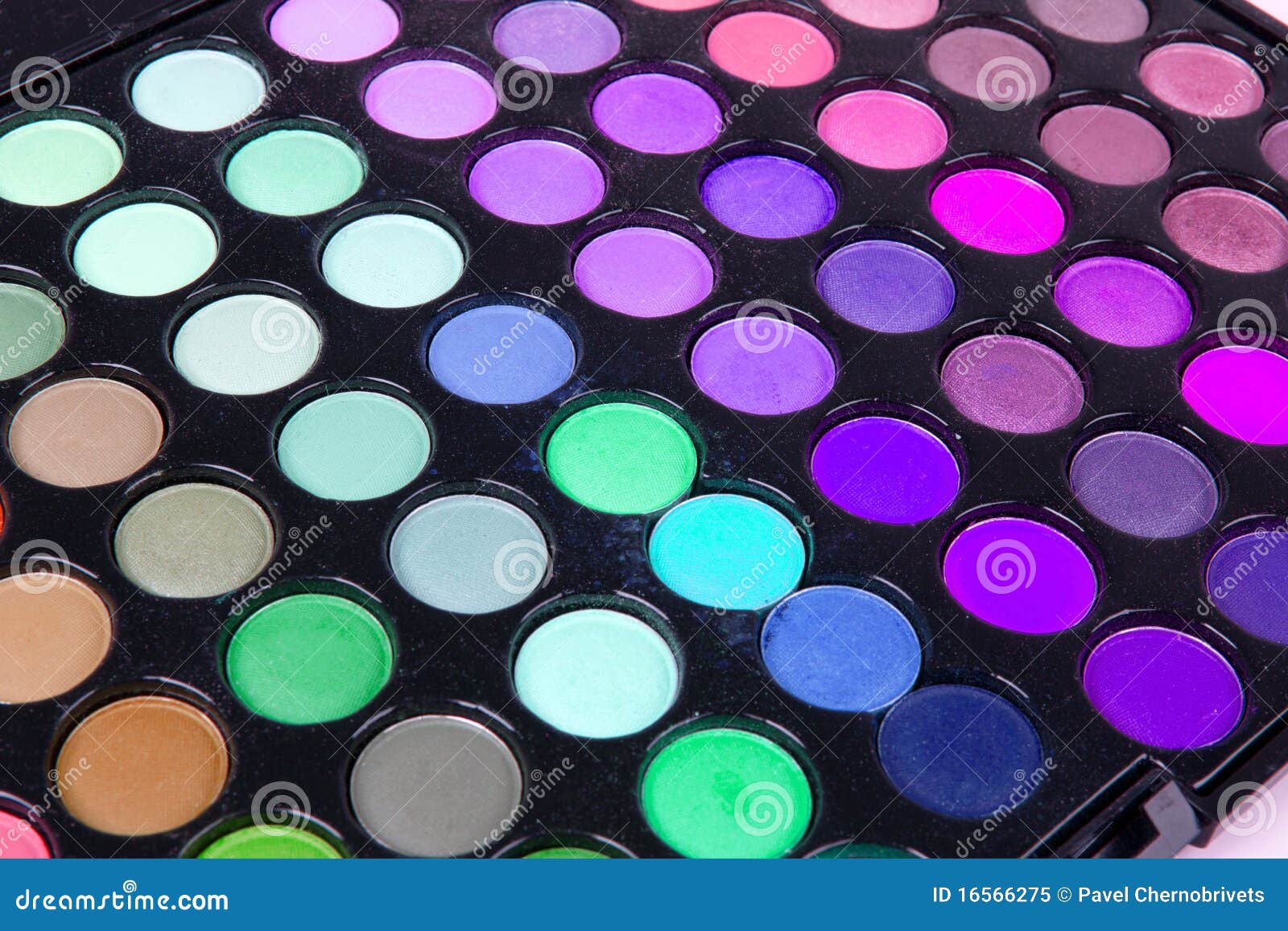 Multicolour Eyeshadows Palette Stock Image - Image of colour, lady ...