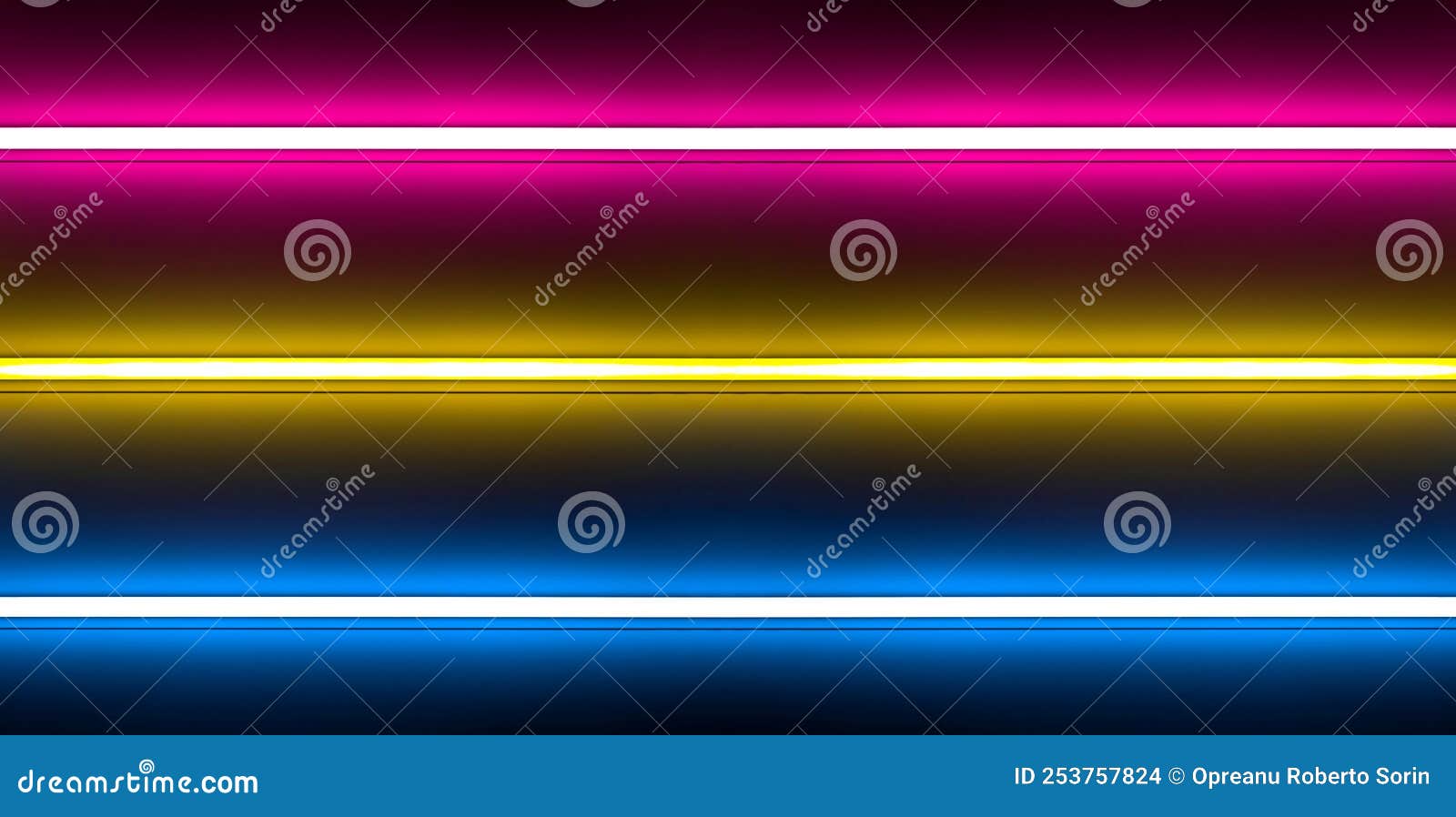 Multicolour neon lights stock illustration. Illustration of modern ...