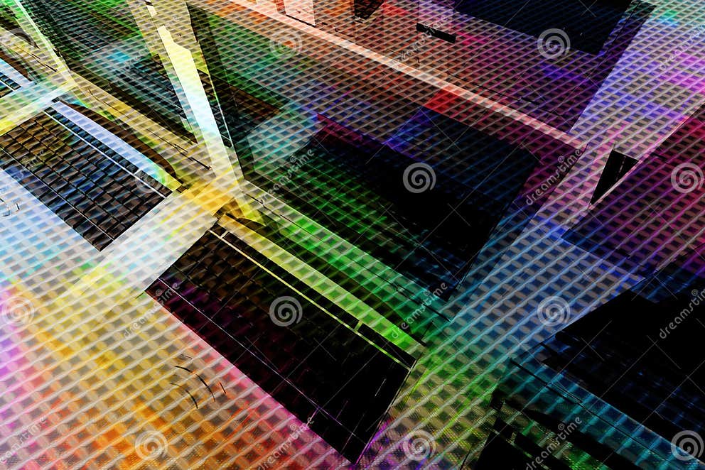 Multicolour Network Background Stock Illustration - Illustration of ...