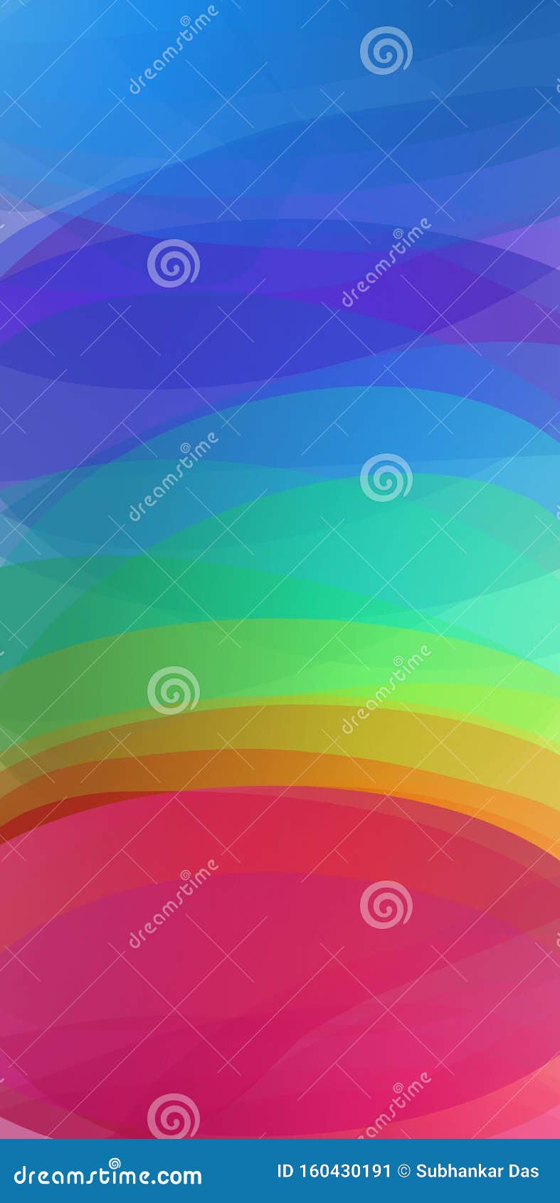 Multicolour Overlapping Mobile Phone and Desktop Graphics Illustration ...