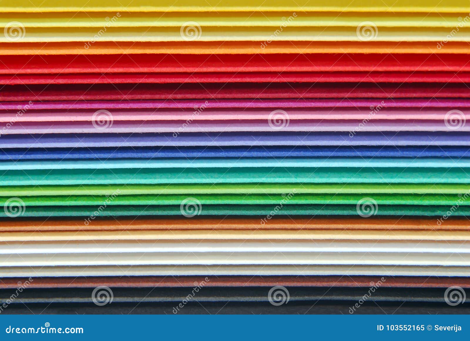 Multicolour paper stock image. Image of color, colour - 103552165