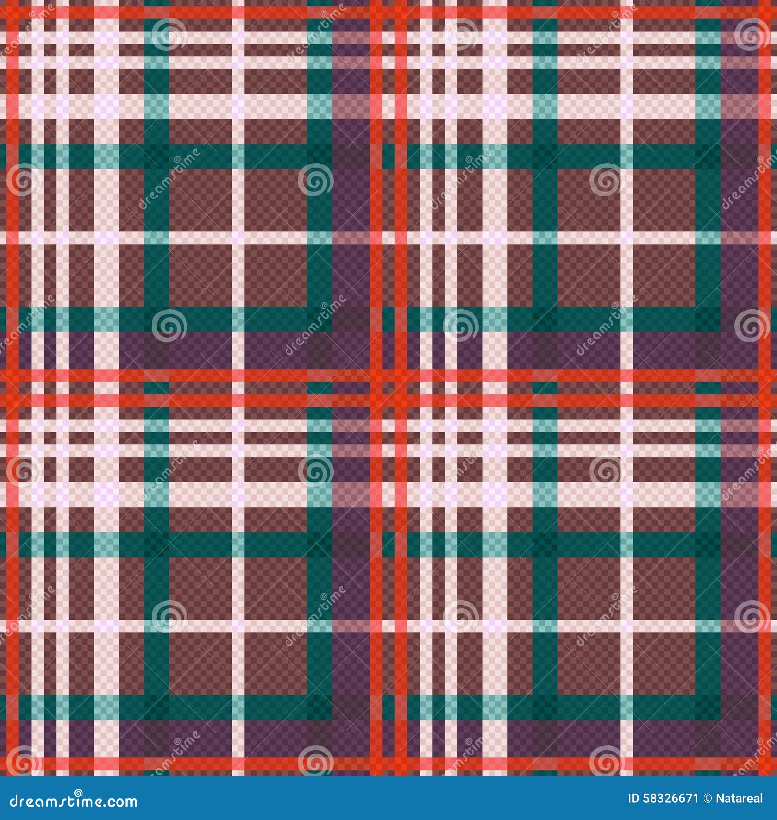 Multicolour Rectangular Seamless Pattern Stock Vector - Illustration of ...