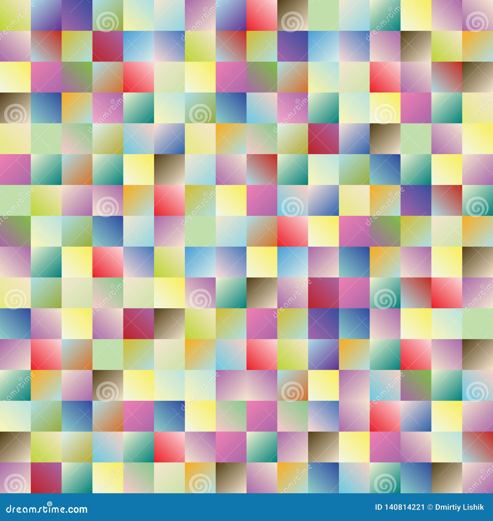 Multicolour square pattern stock vector. Illustration of gradient ...