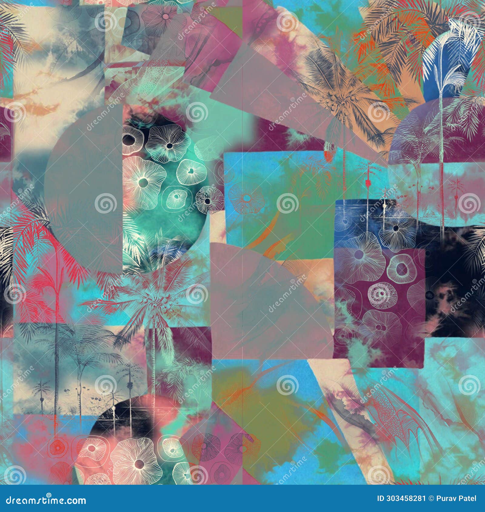 Multicolour Texture Background Pattern Wallpaper Geometric Pattern ...