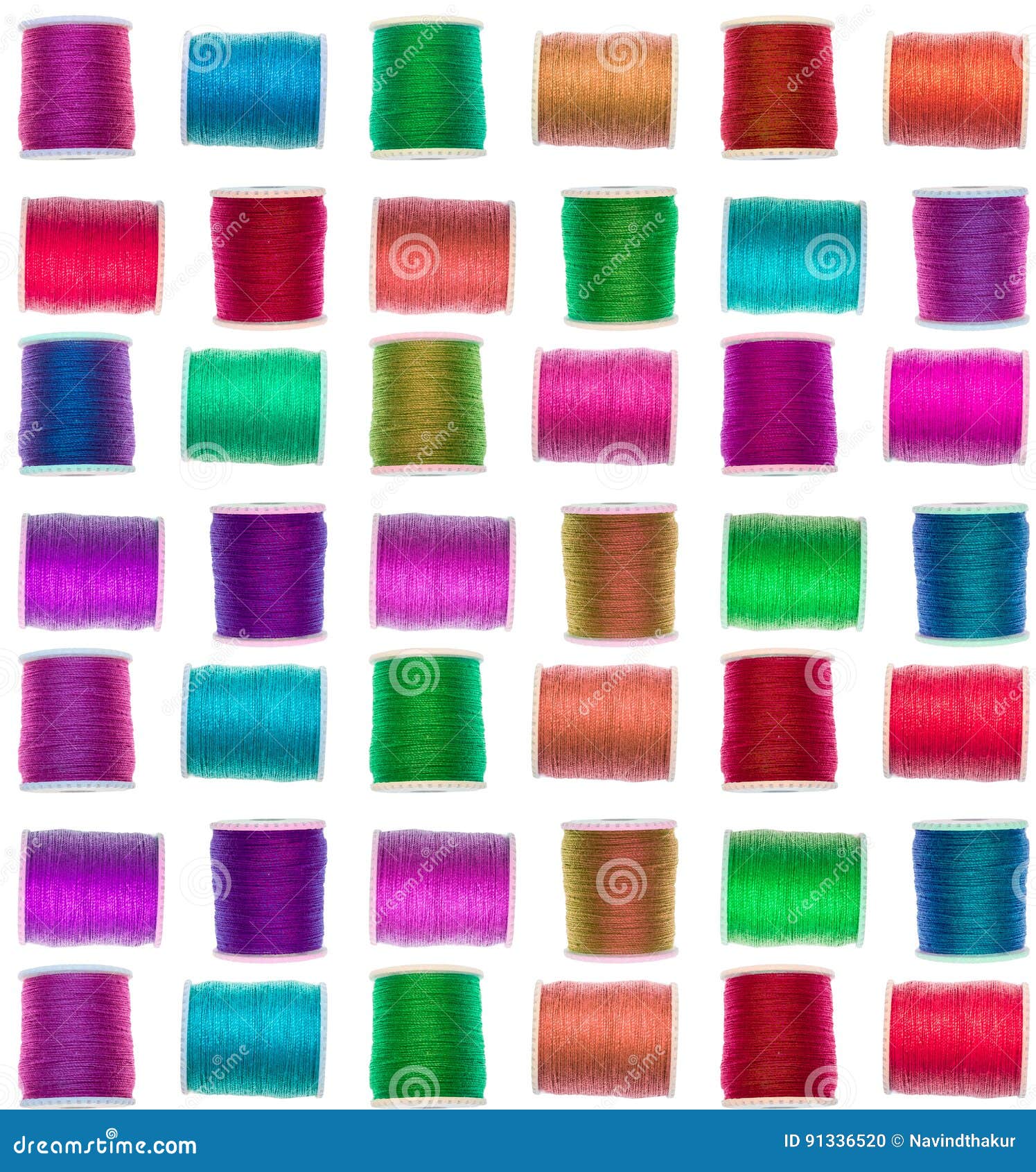 Multicolour Thread stock photo. Image of colours, silk - 91336520
