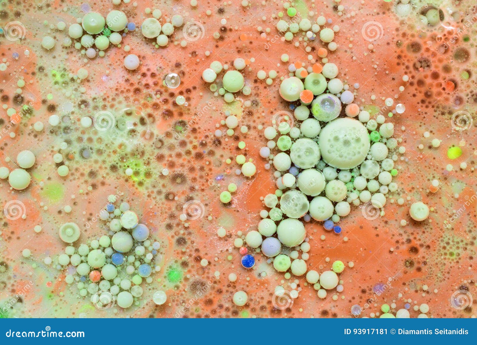 Multicoloured Abstract Bubbles. Stock Image - Image of texture ...