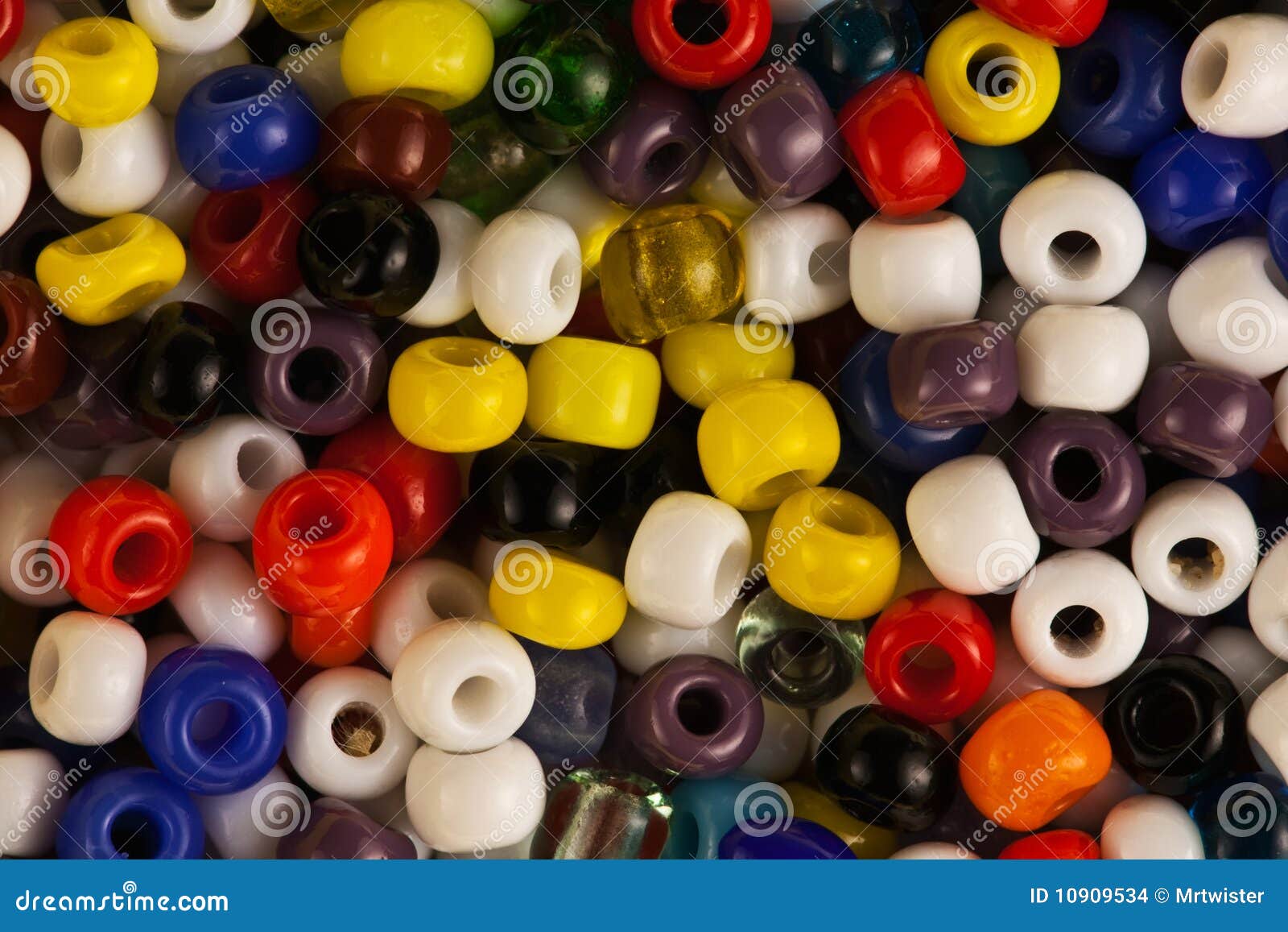 Multicoloured beads stock photo. Image of clarity, holiday - 10909534