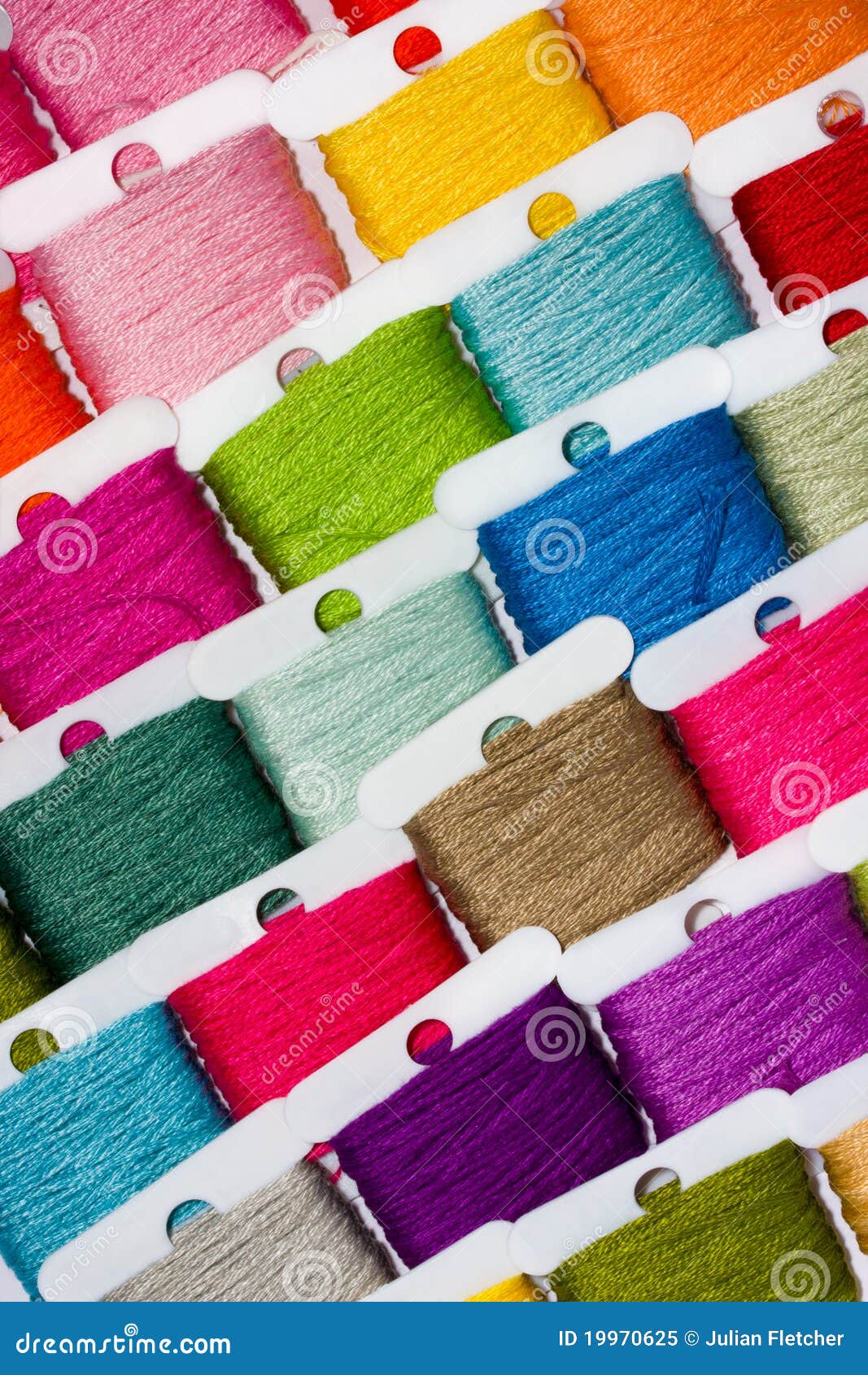 Multicoloured Cotton Threads Stock Image - Image of dressmaker ...