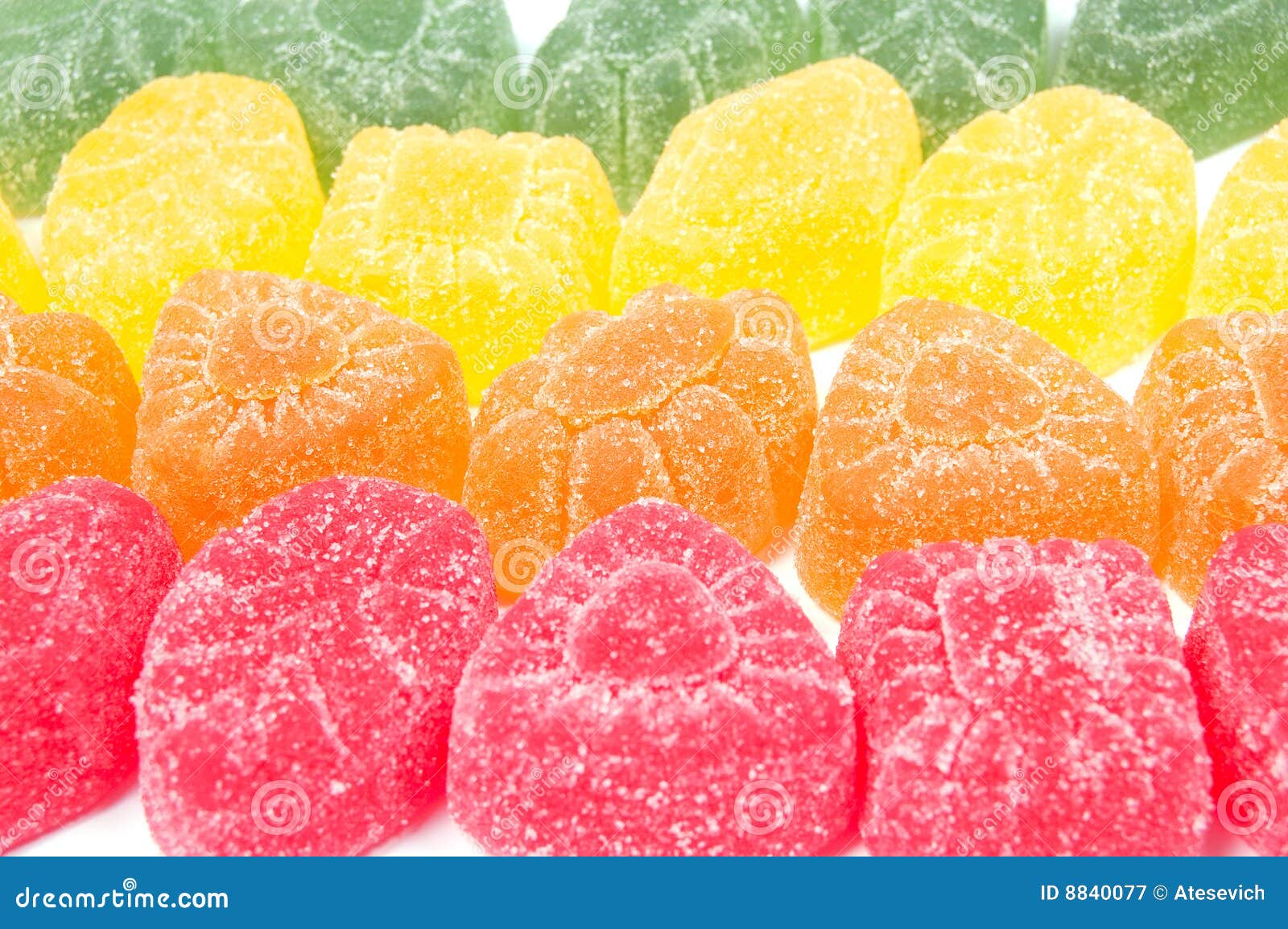 Multicoloured Gumdrops Background Stock Image - Image of close ...