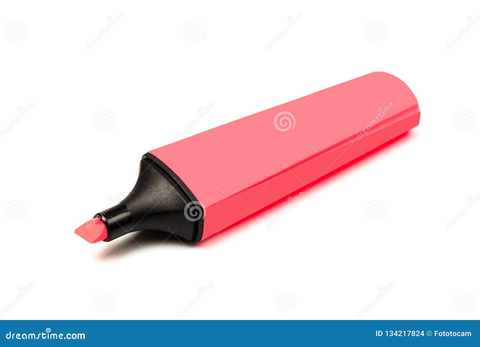 Multicoloured Highlighter Isolated on White Background Stock Photo ...