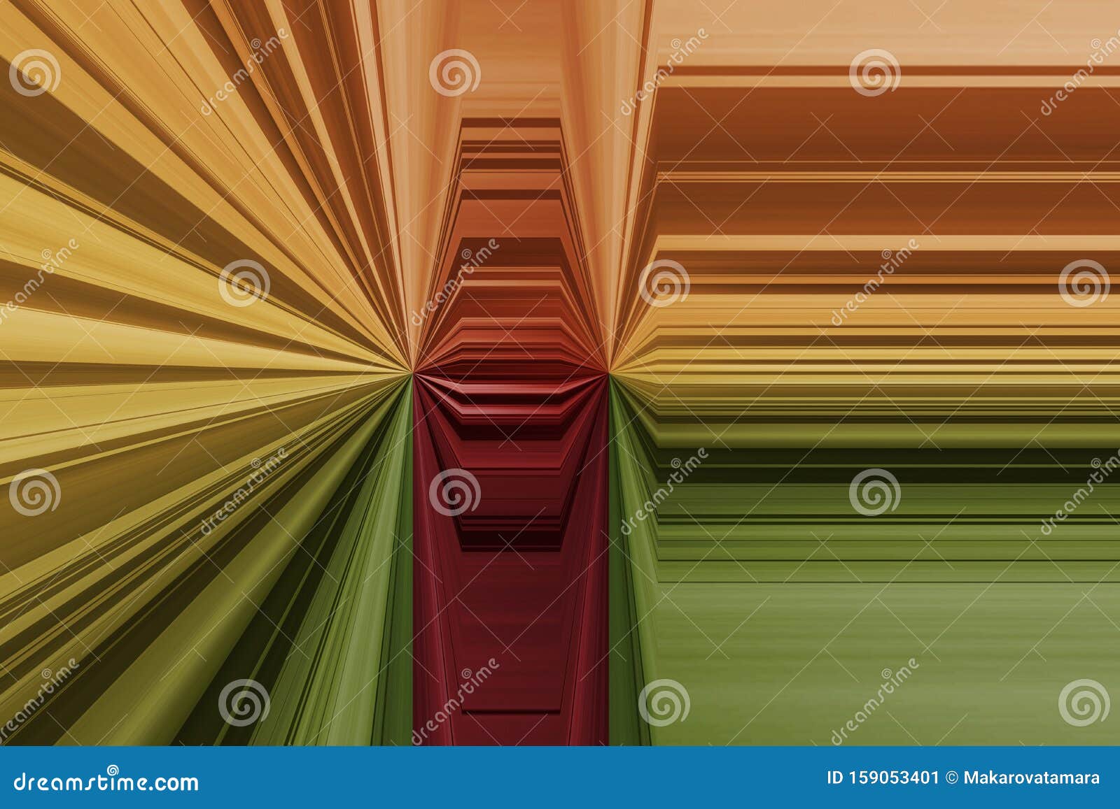 Multicoloured Horizontal Lines with Different Shapes Effect, Abstract ... Multicoloured Horizontal Lines with Different Shapes Effect, Abstract ...