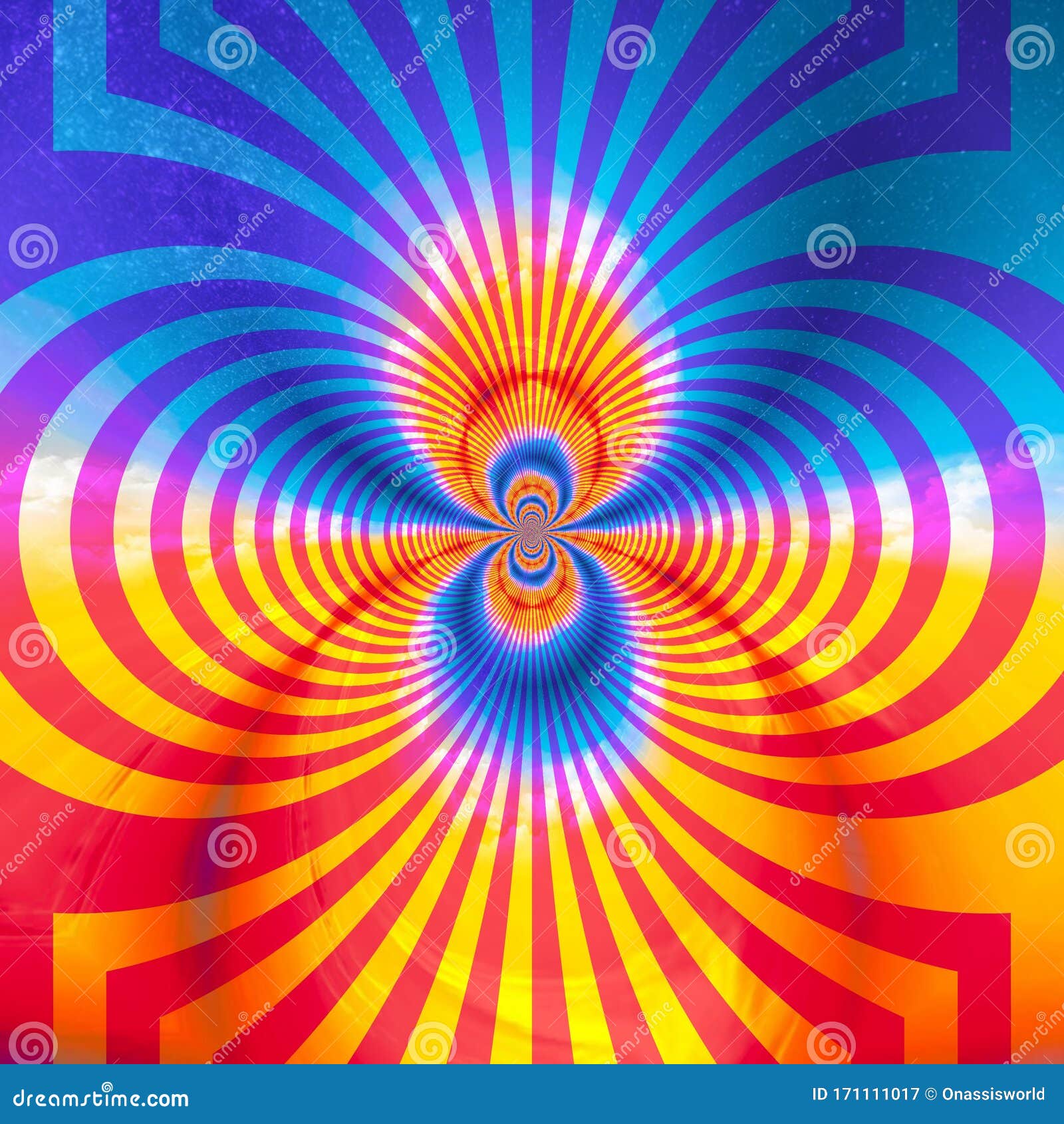 Multicoloured Material Design Abstract Art Background Stock ...