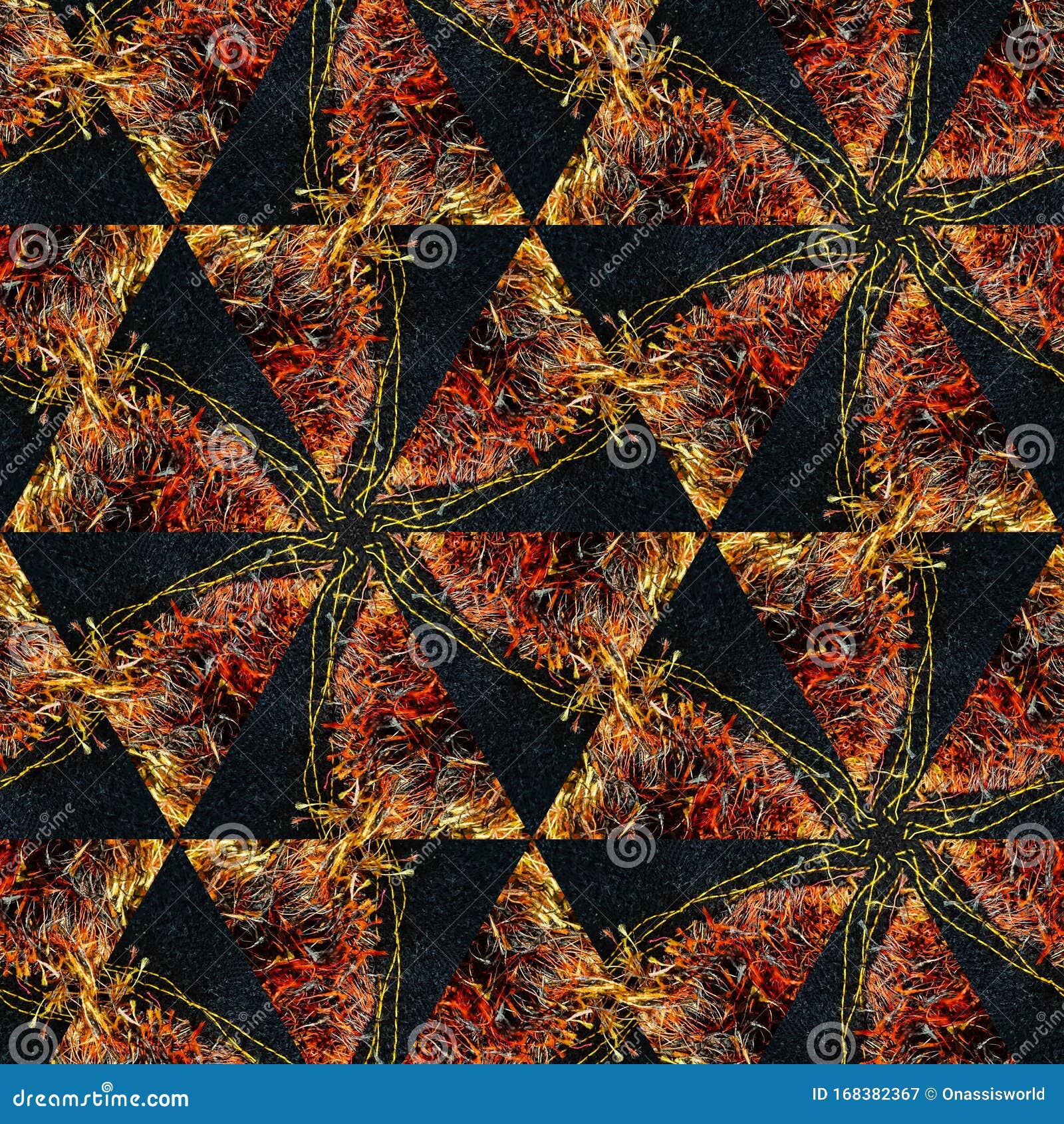 Multicoloured Material Design Black Star Lit Background Stock Image ...