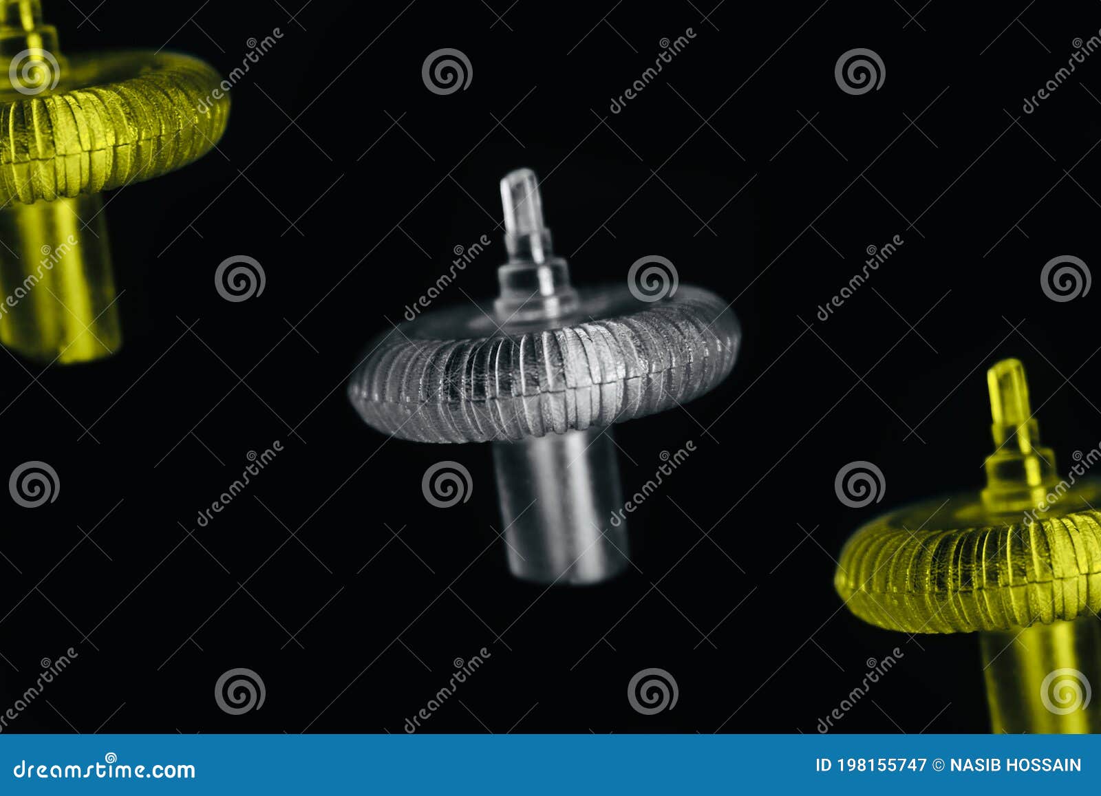 Multicoloured Mouse Scroller Wheels in Black Background Stock Image ...