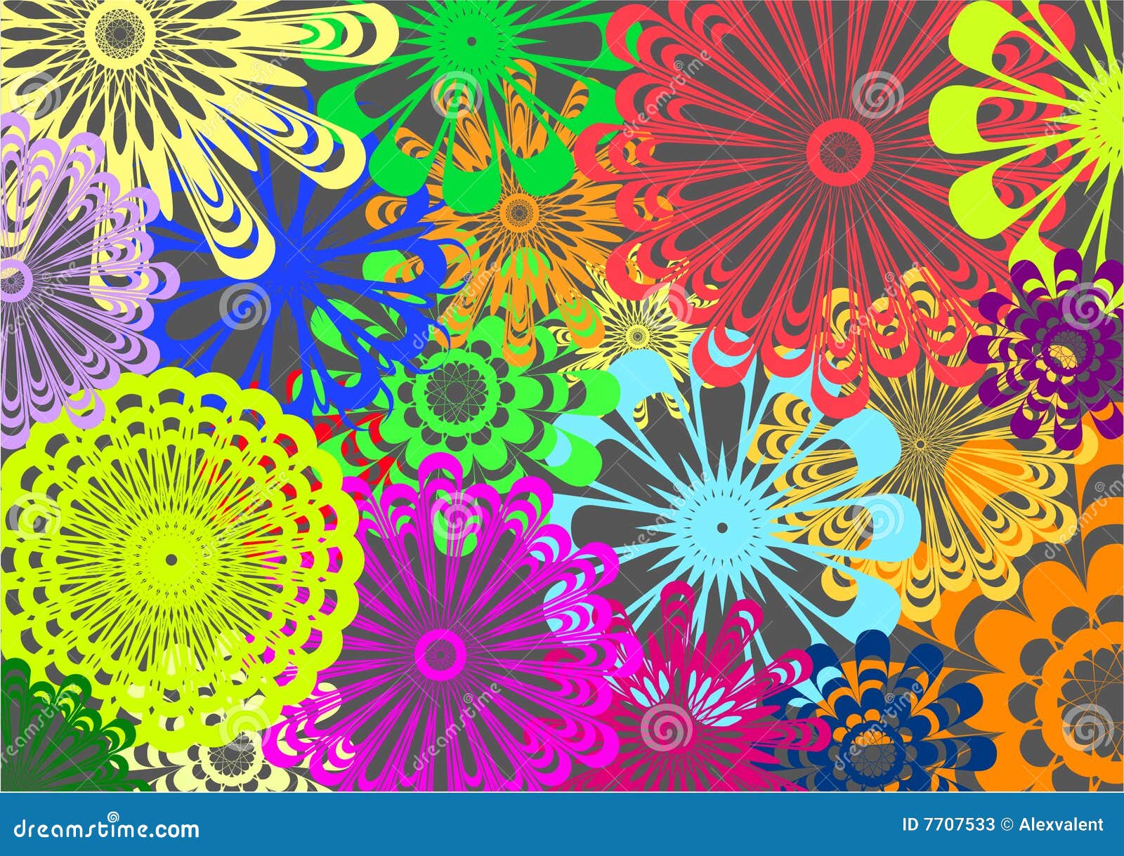 Multicoloured patterns stock vector. Illustration of cool - 7707533