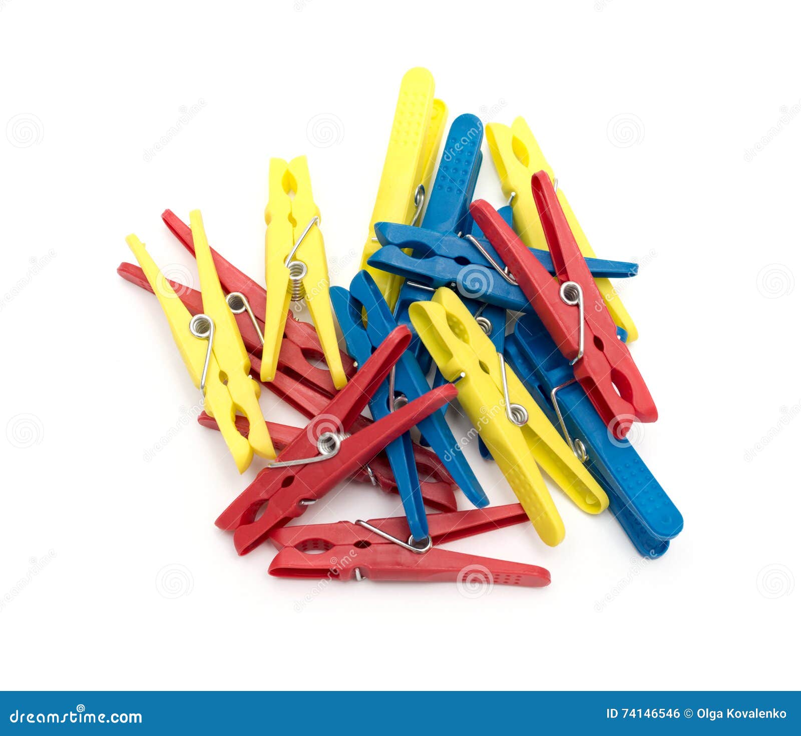 Multicoloured Plastic Wasknijpers Stock Foto - Image of veelkleurig ...