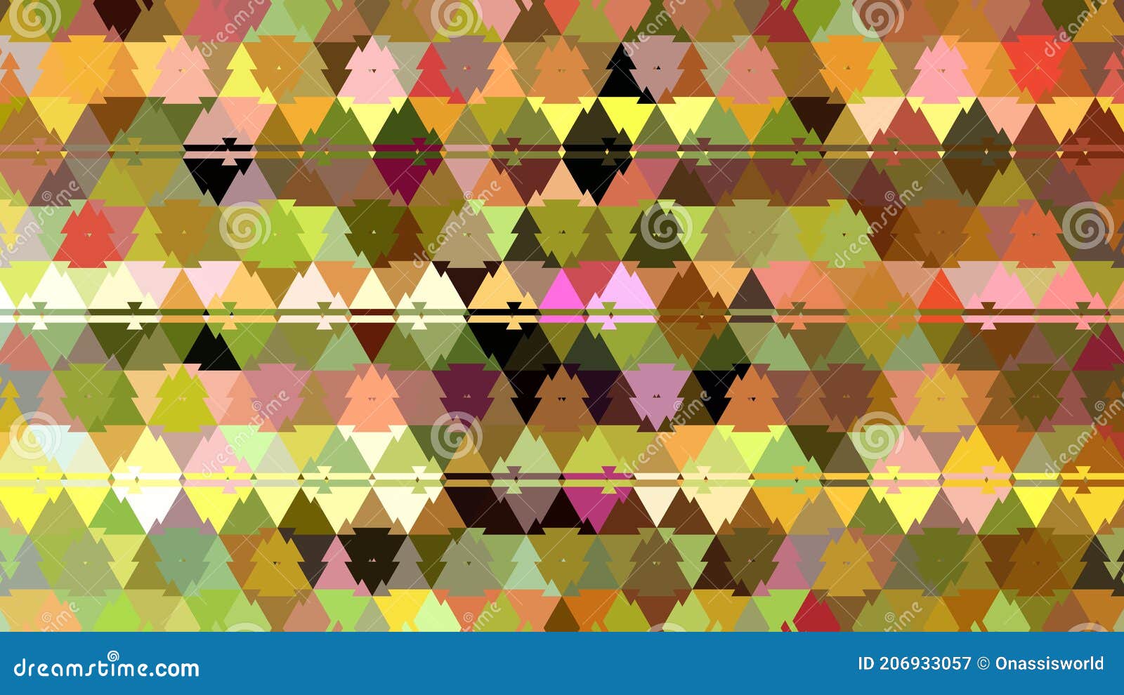 Multicoloured Shapes Shades Textures Abstract Background Illustration ...