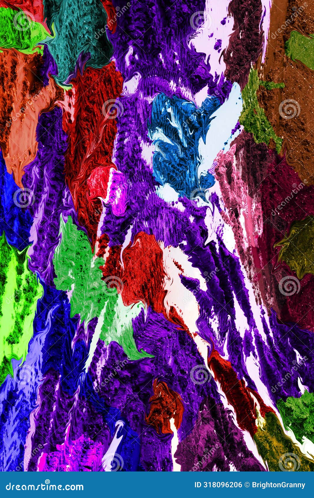 Brightly Coloured and Textured Background. Stock Photo - Image of ...