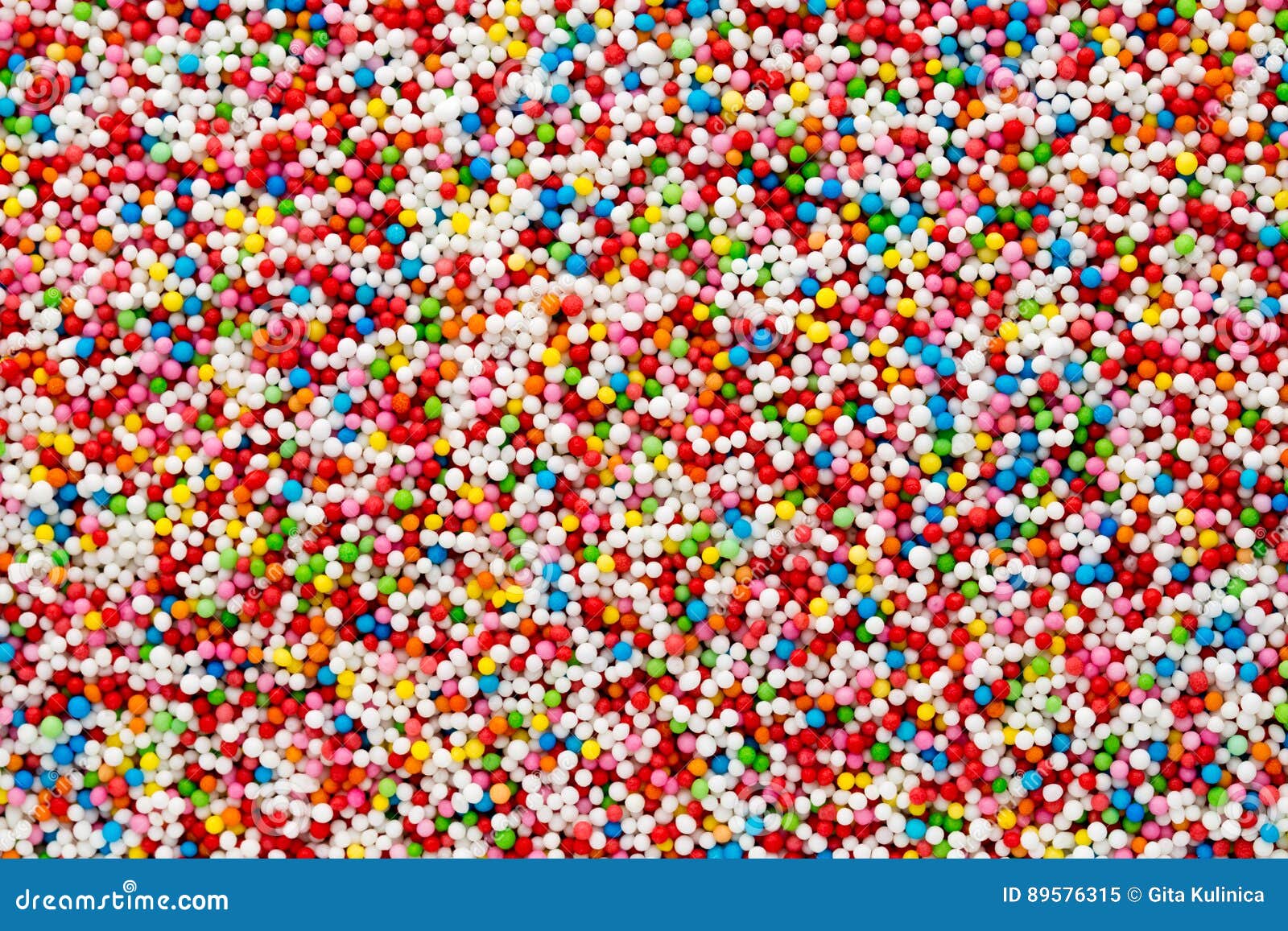 Multicoloured Sweet Sugar Balls. Small Ball Pattern. Stock Image ...