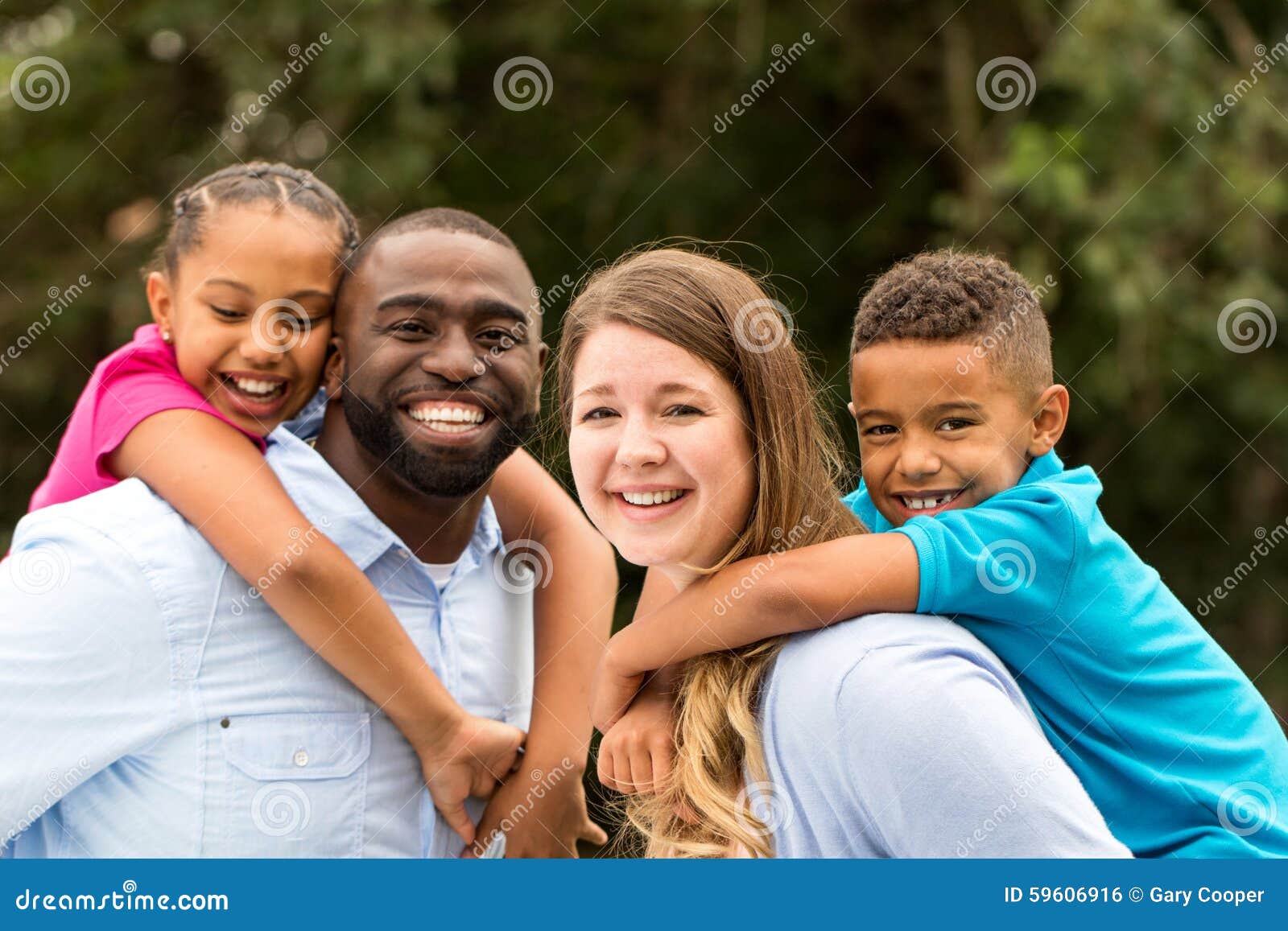 Multicultral Family stock photo. Image of black, love - 59606916