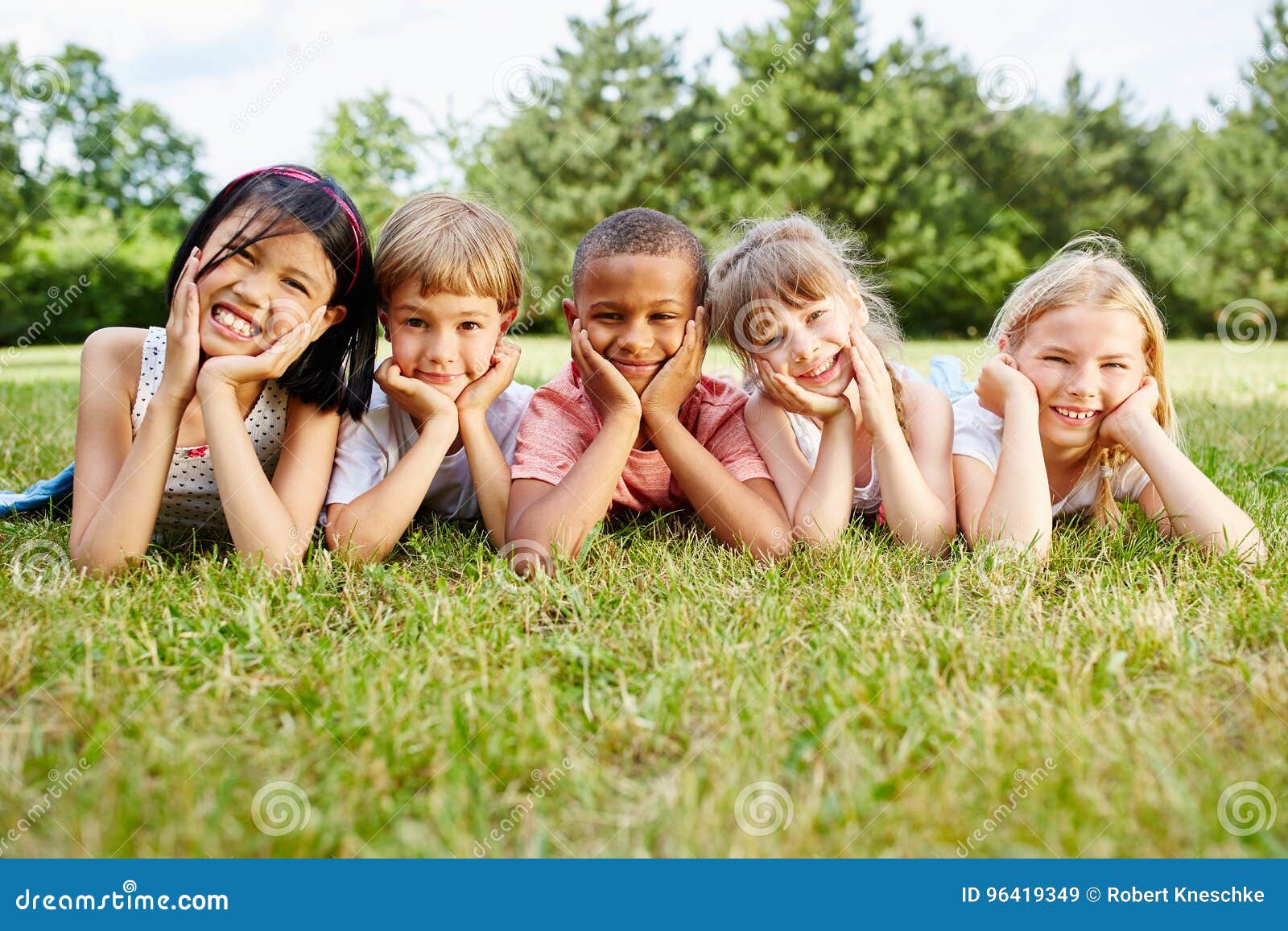 Multicultural Smiling Children