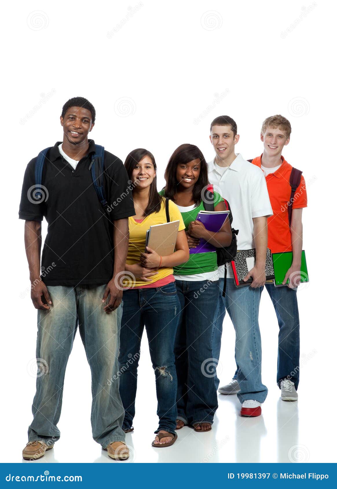 Multicultural College Students Stock Image - Image of enjoyment ...