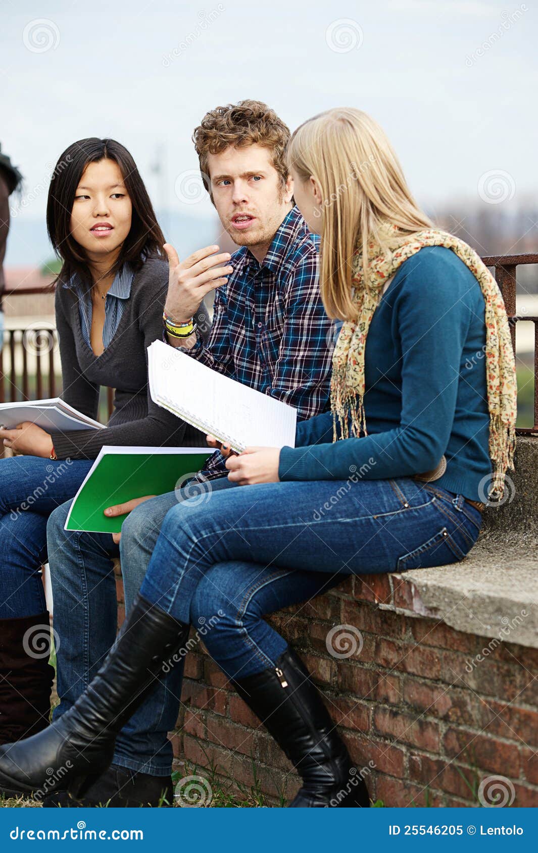 Multicultural College Students Stock Image - Image of happiness ...