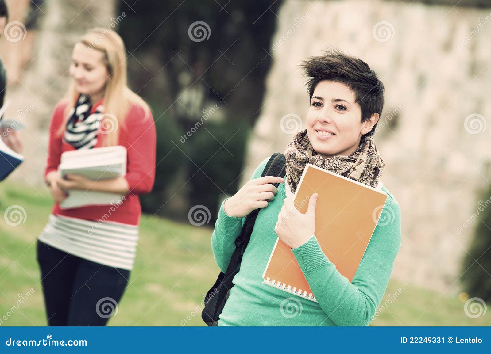 Multicultural College Students at Park Stock Image - Image of russian ...