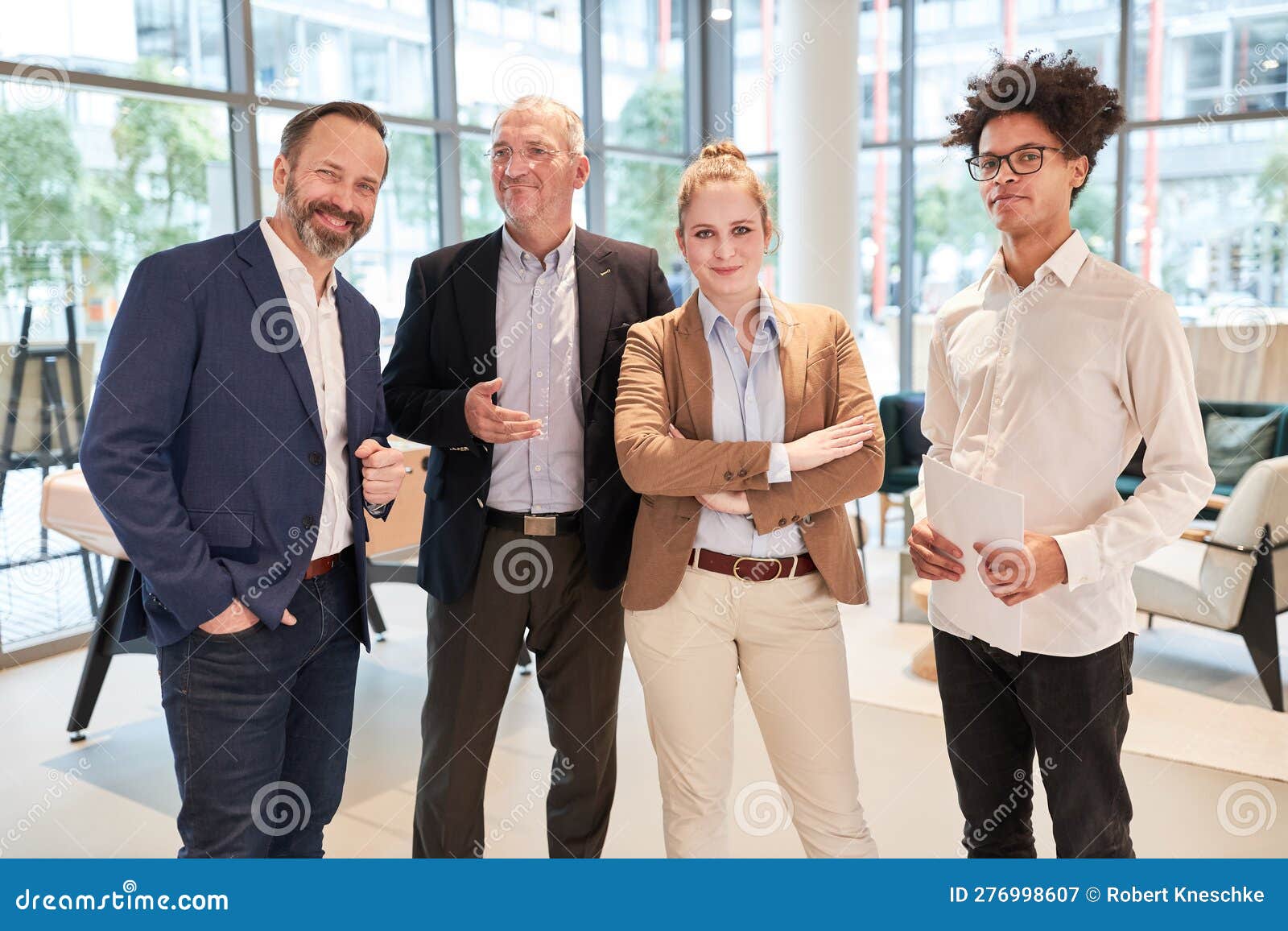 Multicultural Competent Business Start-up Team Stock Image - Image of ...