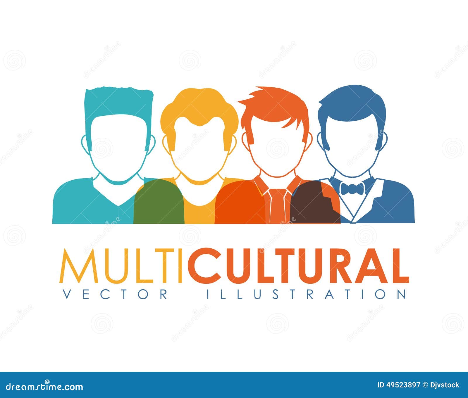 Multicultural stock illustration. Illustration of community - 49523897
