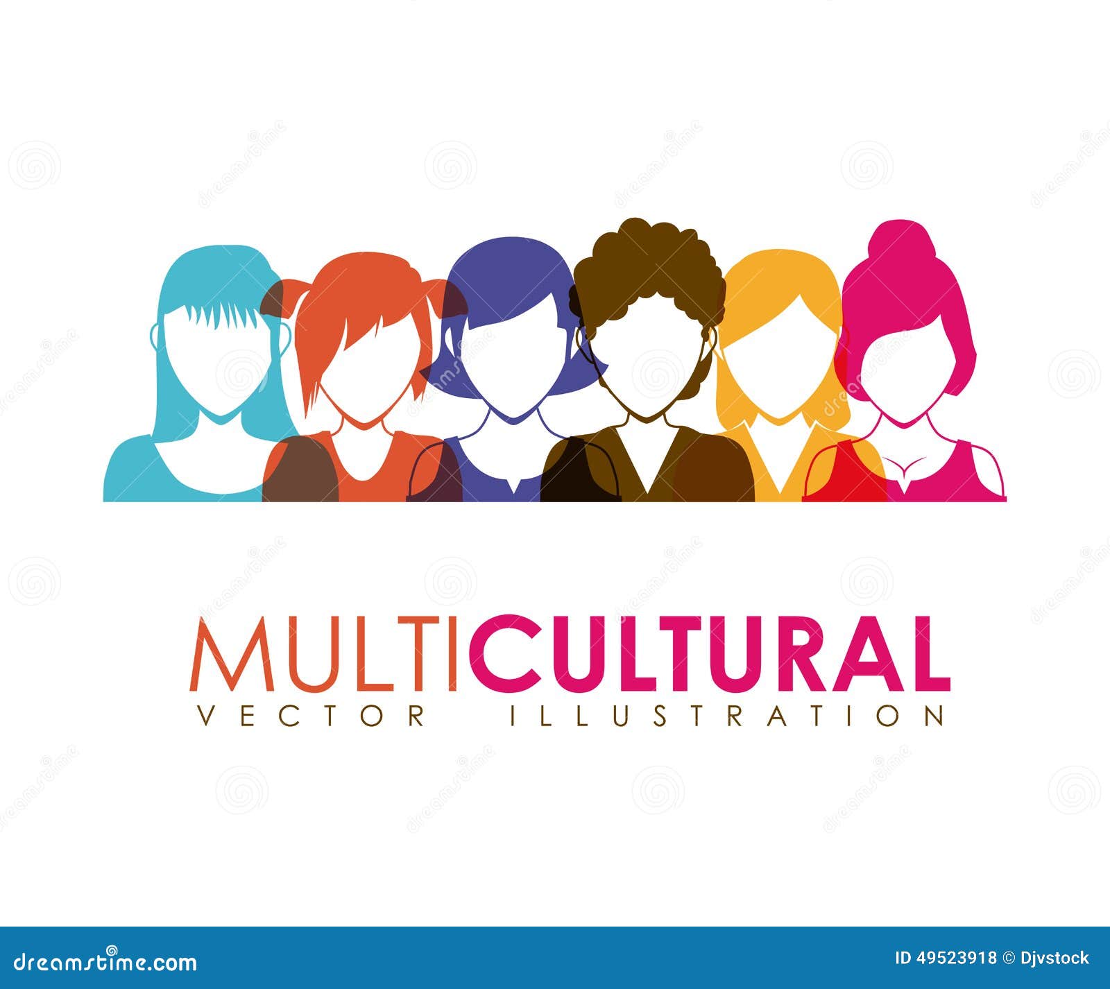 Multicultural stock illustration. Illustration of worker - 49523918