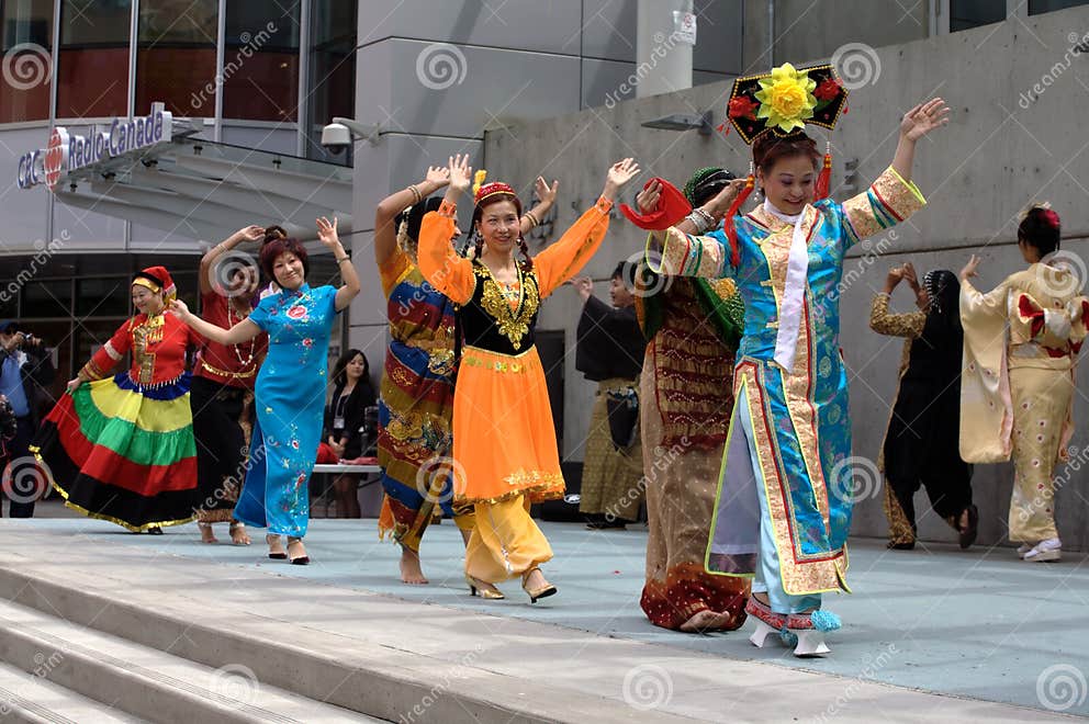 Multicultural Fashion Show editorial stock photo. Image of cultural ...
