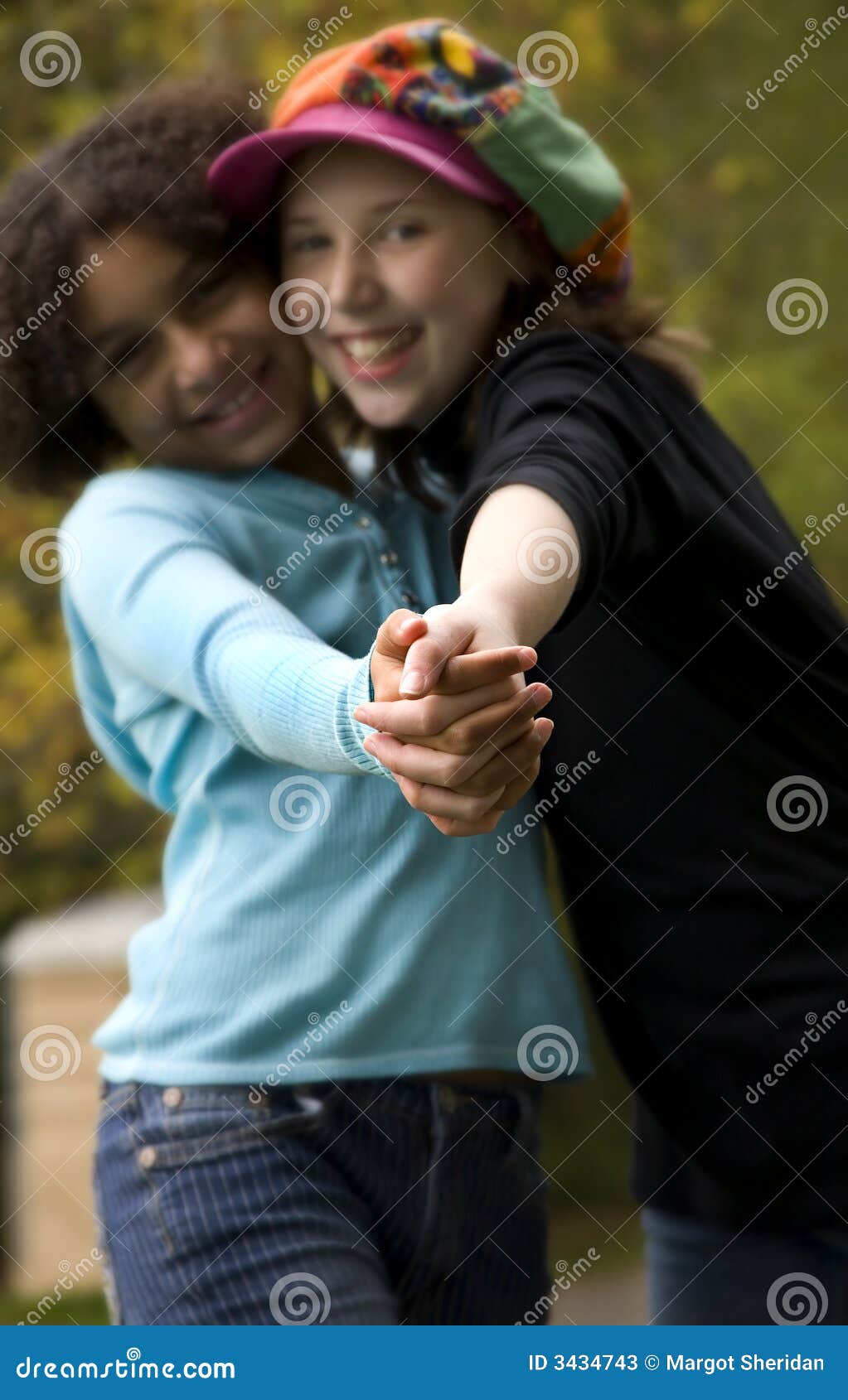Multicultural Friendship stock image. Image of childhood - 3434743