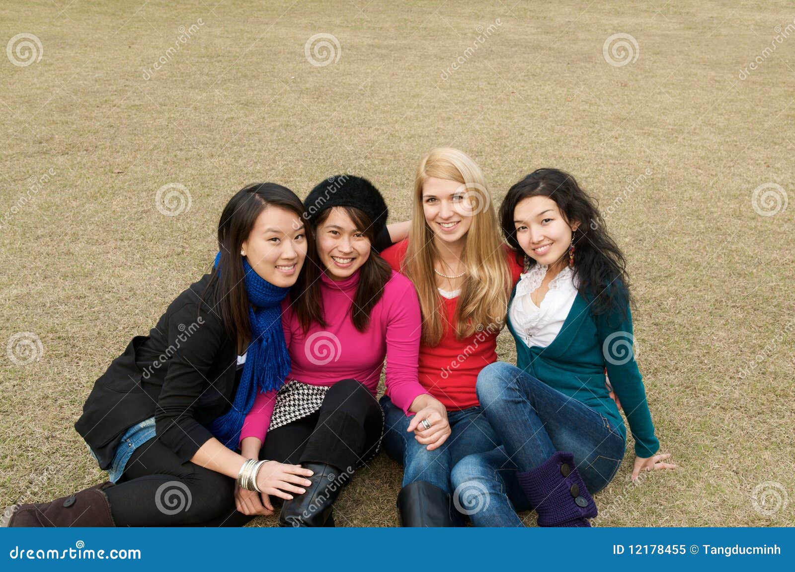 Multicultural Girls in College Stock Image - Image of person, beautiful ...