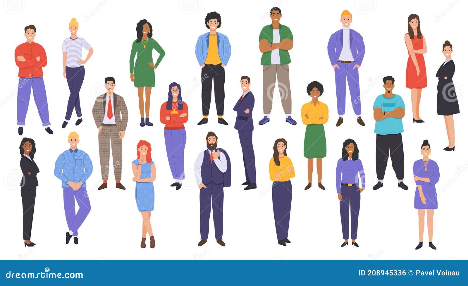 Multicultural Group of People. People of Different Races and Cultures ...