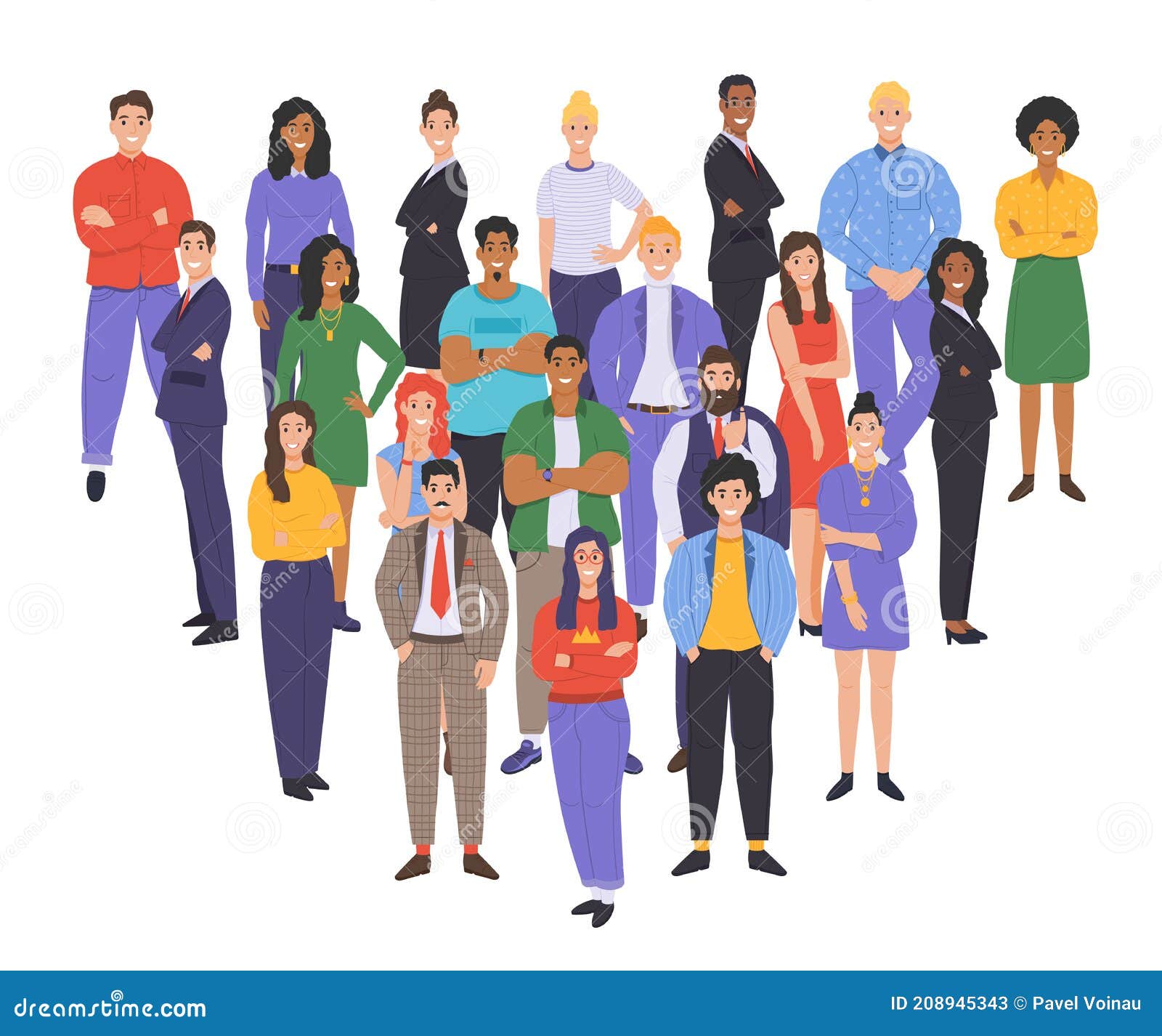 Animated Race People