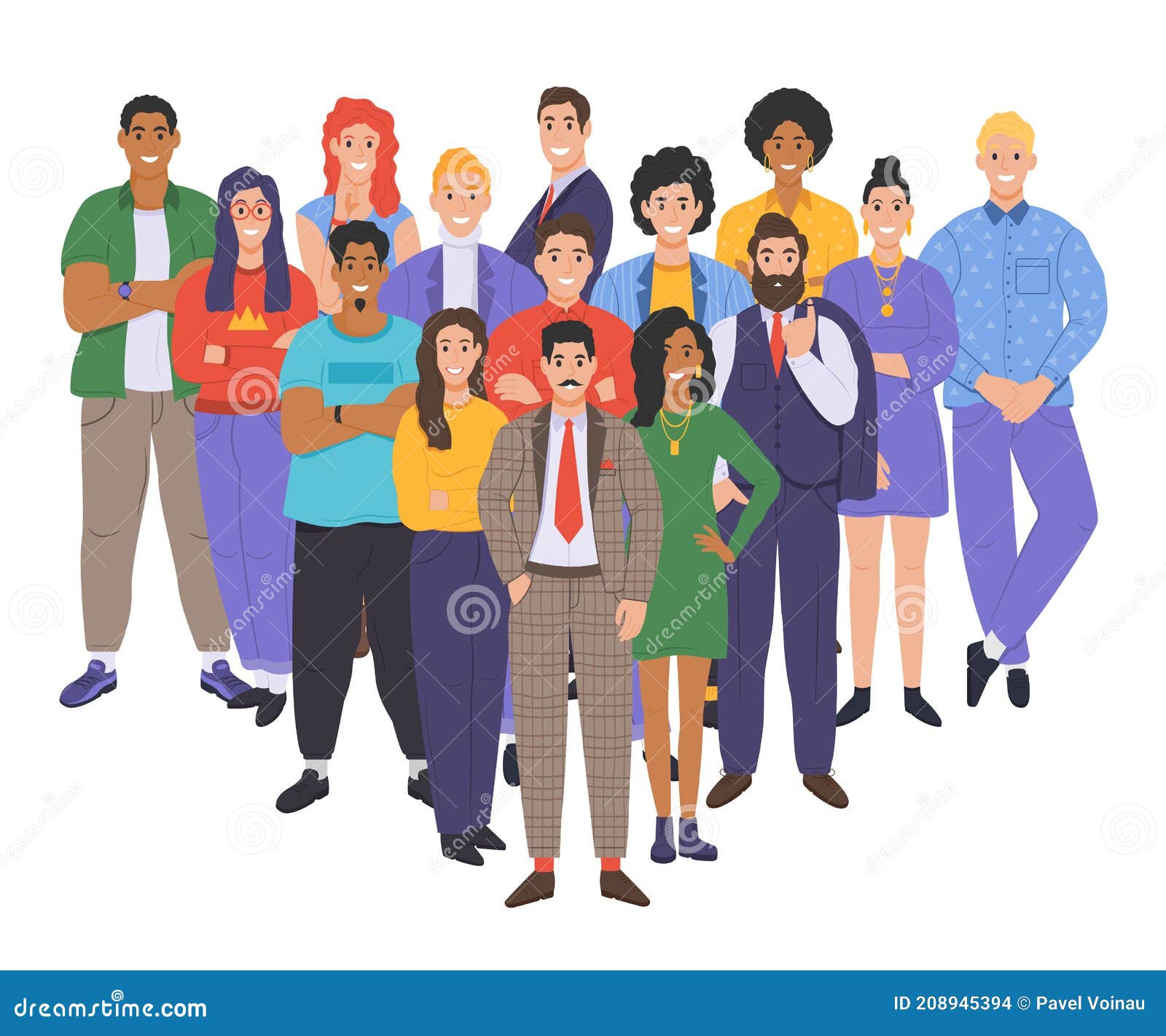 Group Of People Of Different Races