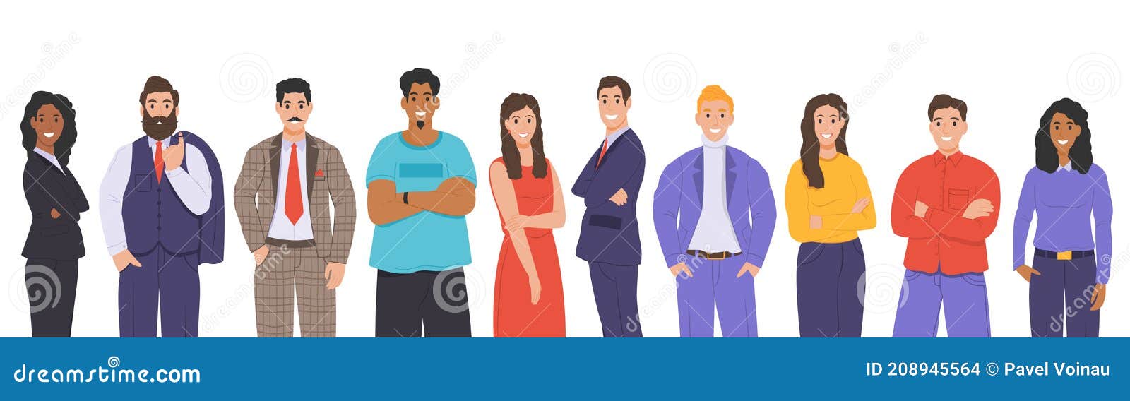 Multicultural Group of People. People of Different Races and Cultures ...