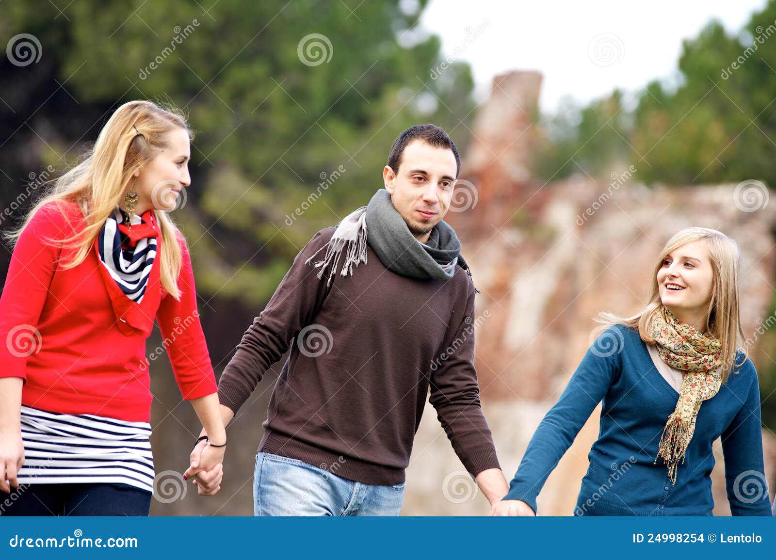 Multicultural Group of People Walking Together Stock Photo - Image of ...