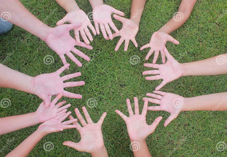 Multicultural hands stock image. Image of human, communication - 25984385