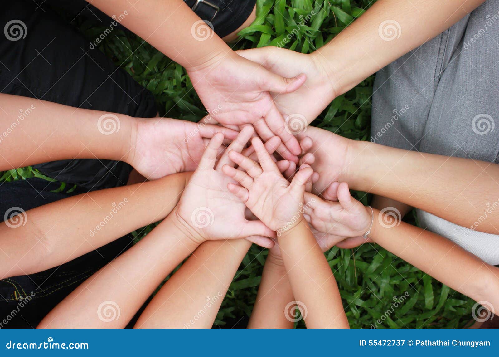 Multicultural hands stock image. Image of peace, nature - 55472737