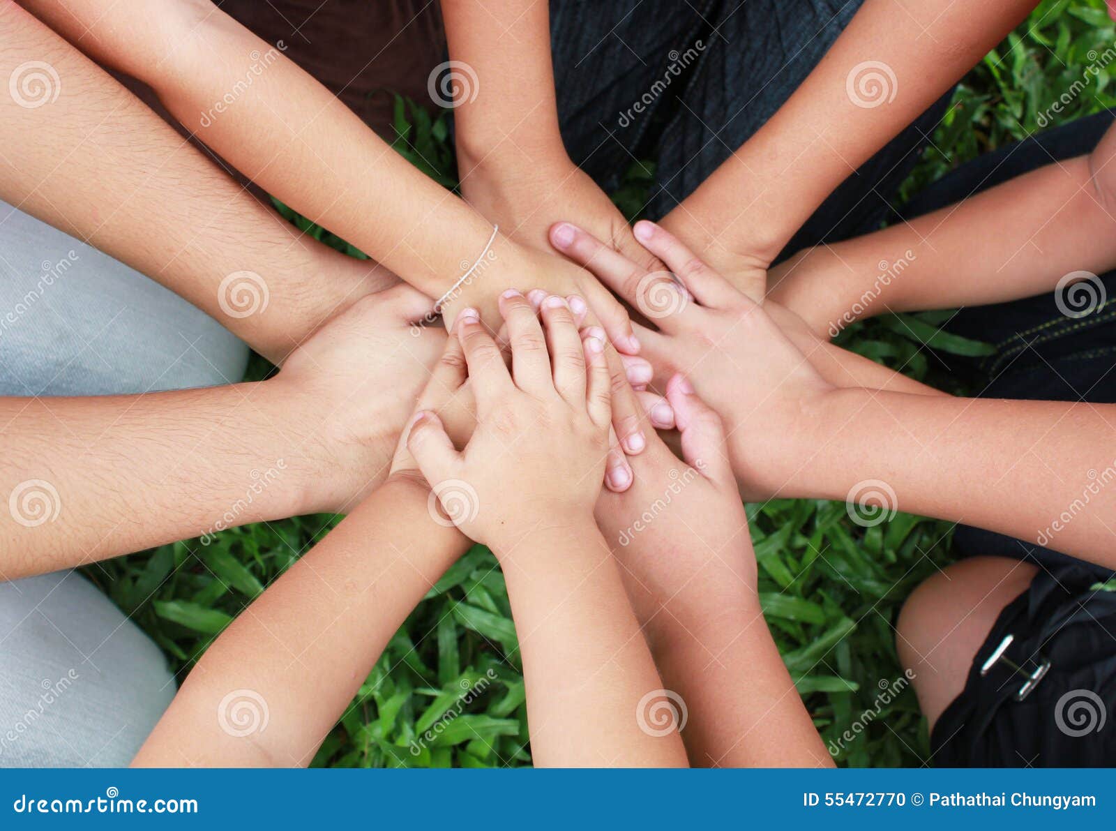 Multicultural hands stock photo. Image of background - 55472770
