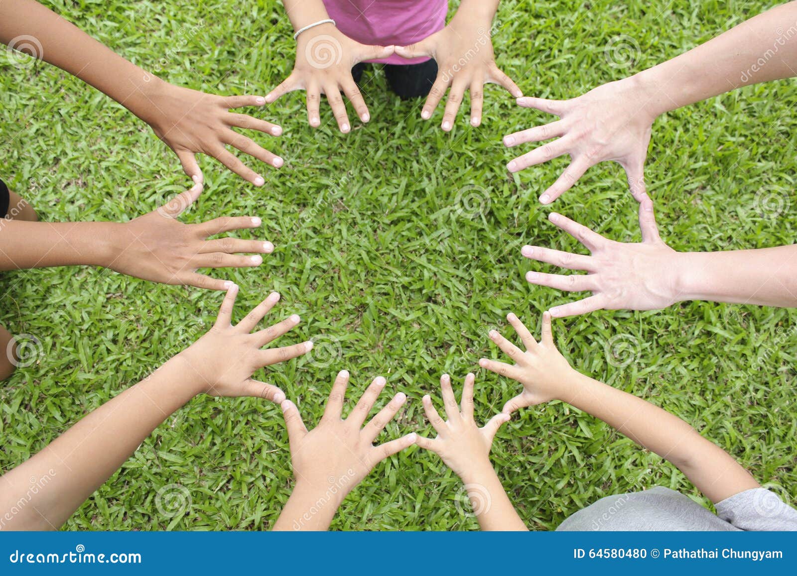 Multicultural hands stock photo. Image of ground, organ - 64580480