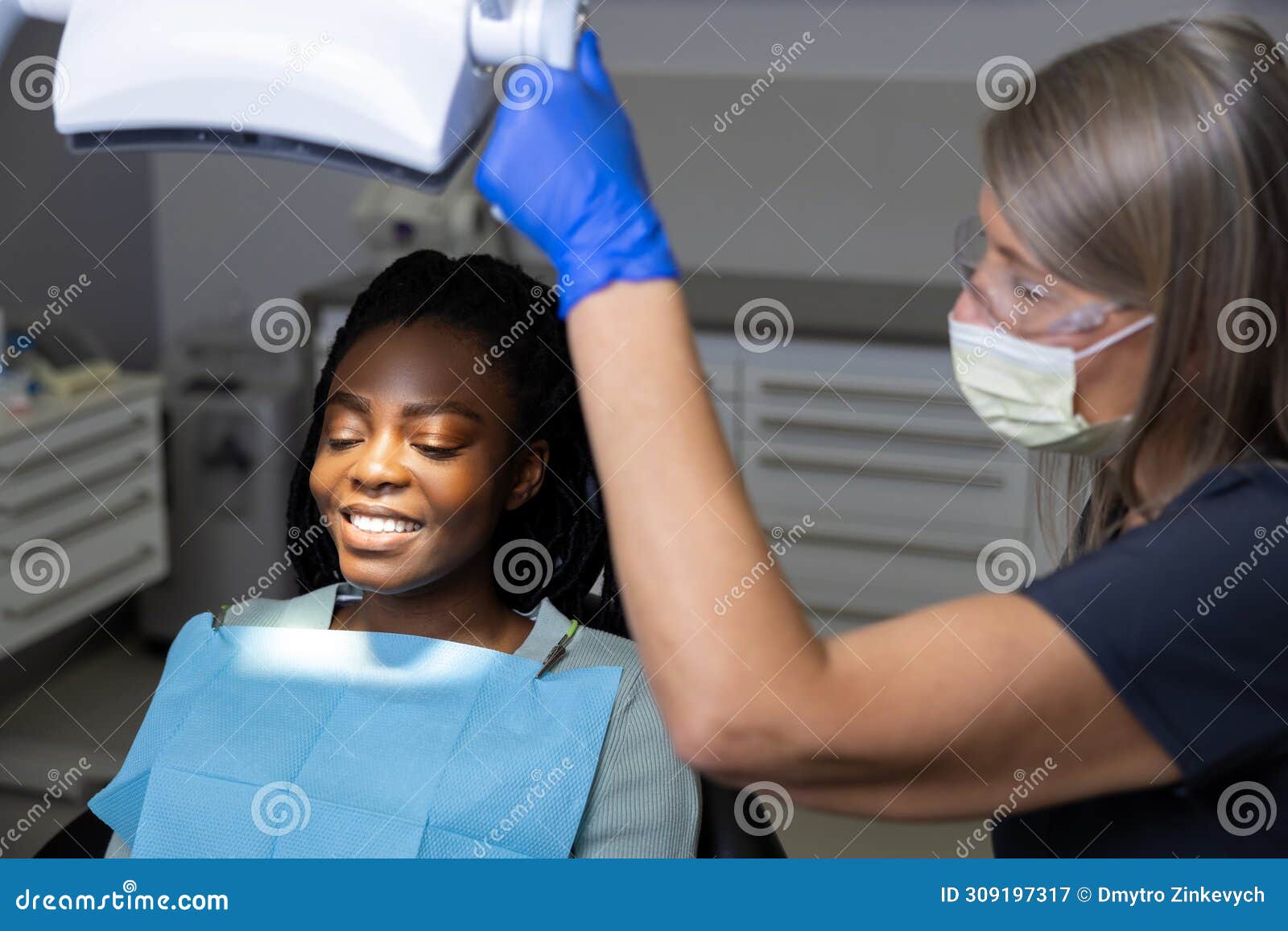 Multicultural Lady in Dental Clinic Doing Teeth Checkup Stock Image ...