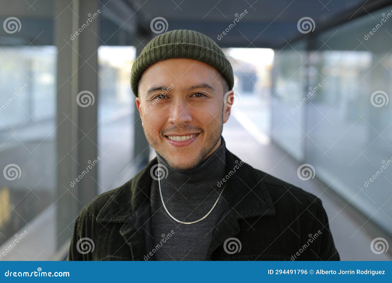 Multicultural Looking Man with an Irresistible Smile Stock Photo ...