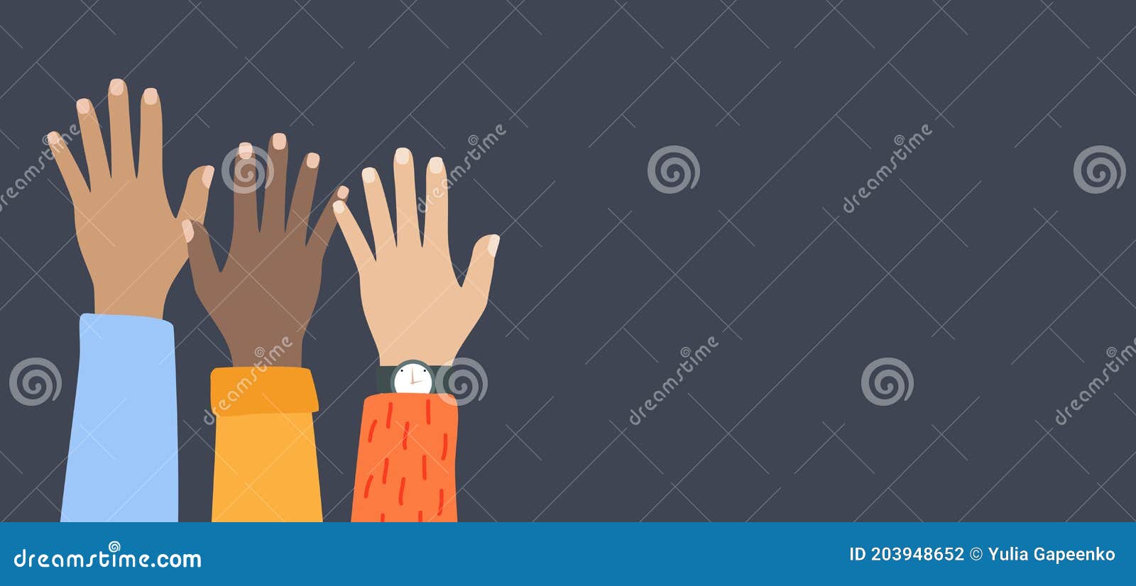 Multicultural And Multiethnic People Community Integration Concept With ...