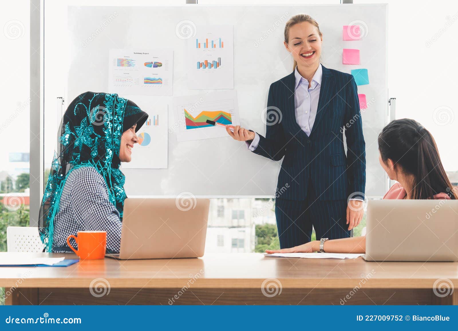 Multicultural Working Group in Teamwork Meeting. Stock Photo - Image of ...