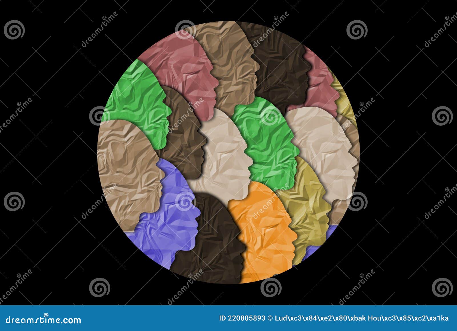 Multicultural World. Multicuktural Earth. Nations of the World. Stock ...