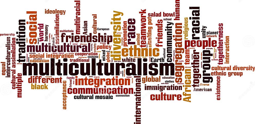 Multiculturalism Word Cloud Stock Vector - Illustration of ethnic ...
