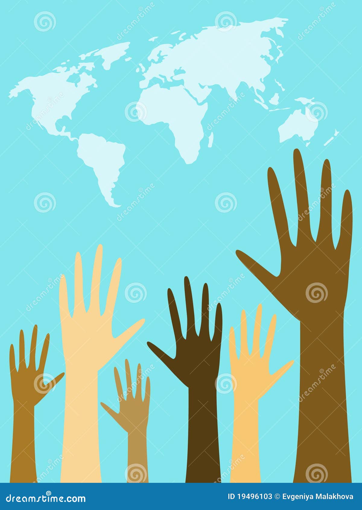 Multiculture stock vector. Illustration of global, earth - 19496103